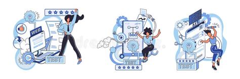 Application Testing Metaphor Vector App Test Sandbox For Validating Apps Functionality