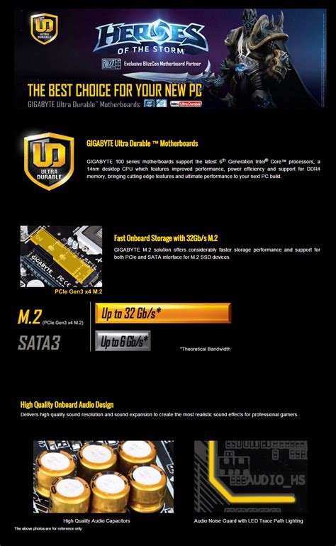 Buy Gigabyte Z170-HD3 Motherboard [GA-Z170-HD3] | PC Case Gear Australia