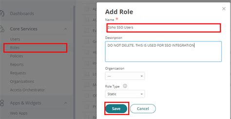 Enable SSO For Zoho One Practice Protect Support