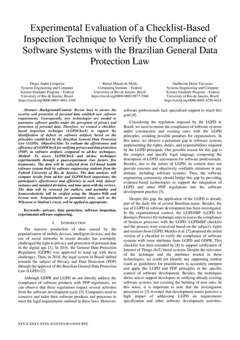 Experimental Evaluation Of A Checklist Based Inspection Technique To