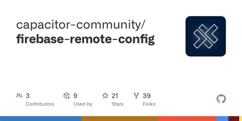 GitHub Capacitor Community Firebase Remote Config