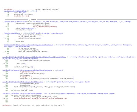 Error Element 0 Of Tensors Does Not Require Grad And Does Not Have A Gradfn · Issue 459