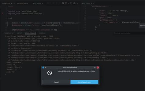 Error Listen Eaddrinuse Address Already In Use 9003 · Issue 799