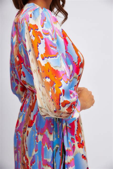 Marc Cain Платье шелковое с ярким анималистическим узором купить по выгодной цене Корона