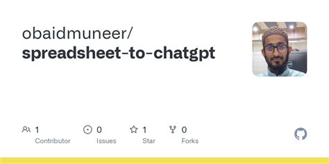 Github Obaidmuneerspreadsheet To Chatgpt