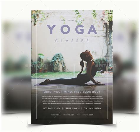 Yoga Flyer Template 29 Free And Premium Download