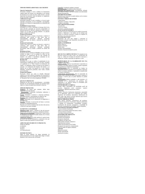 Pdf Tipos De Formularios Para Cada TrÁmite Paodocx Dokumentips