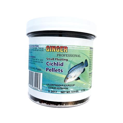 Small Cichlid Floating Pellets Ginger Ameripet