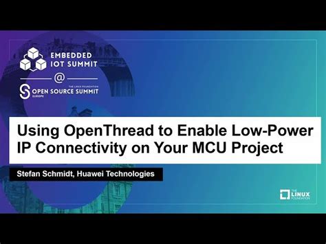 Free Video Using Openthread For Low Power Ip Connectivity In Mcu