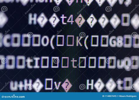 Random Computer Code Stock Image Image Of Element Virtual 114807695