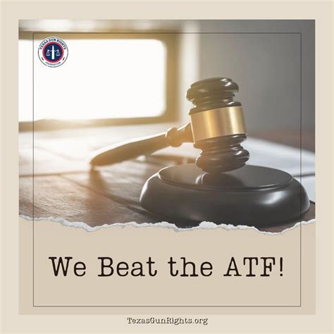 We Beat The ATF TXGR Foundation
