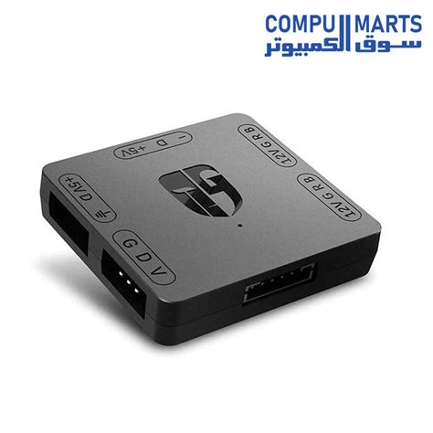 Convertor Rgb Deepcool Convert 3 Pin 5v Argb Fans To 4 Pin 12v Compumarts Egypt
