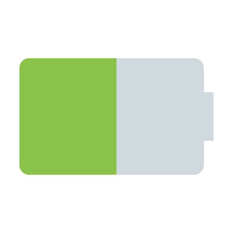 Half Battery Generic Flat Icon