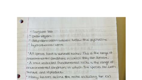 Ocean Animals Overview And Classification Mb 101 Study Notes Studocu