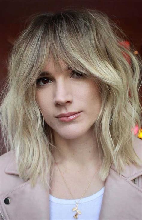 15 Short Shag Haircuts With Bangs