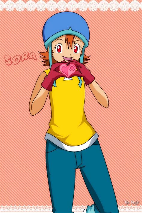 Pin By Elizabeth S On Digimon Sora Digimon Character Fictional Characters
