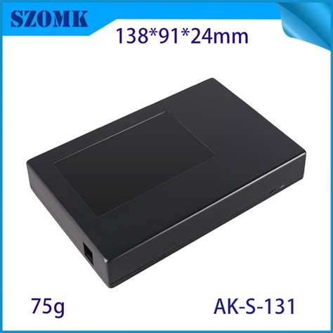 ABS Plastic Data Logger Enclosure Card Reader Housing Flat Instruments Cases PCB Protective Box