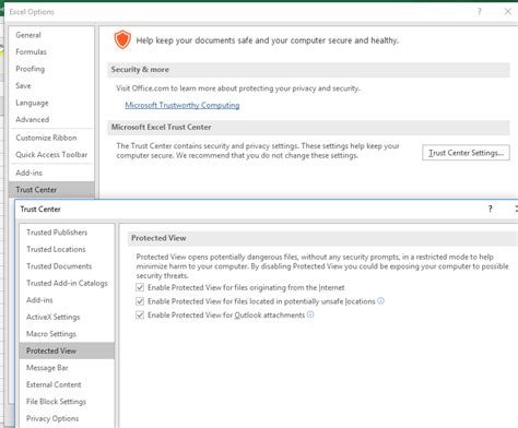 Excel Crashes On Protected View Microsoft Community