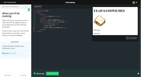 Hey Im Jesslyn Code Academy Html And Css Build Your Own Webpage