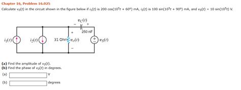 Solved Chapter Problem Calculate Volt In The Chegg Com