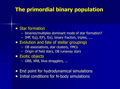 Ppt The Primordial Binary Population In Sco Ob2 Powerpoint Presentation Id 9436720
