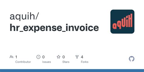 Github Aquih Hr Expense Invoice