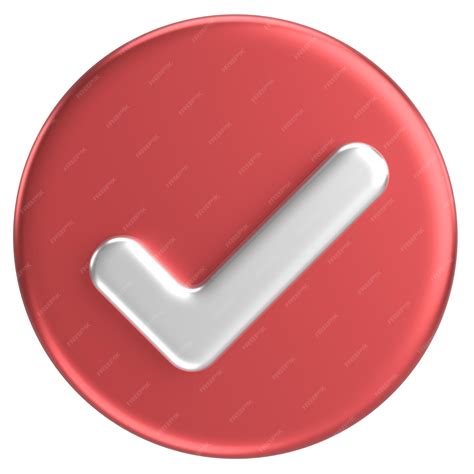 Premium Photo 3d Checkbox Check Mark 3d Illustration