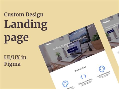 Custom Landing Page Design UI UX In Figma Upwork