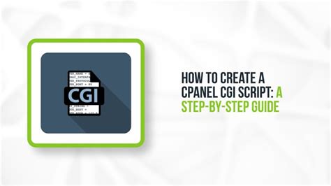 How To Create A CPanel CGI Script Smart Web Nig Ltd