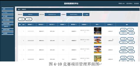 篮球竞赛预约平台的设计与实现 springboot mysql java b s结构 可运行源码 数据库 设计文档
