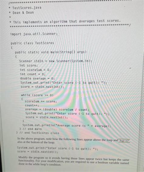 Solved Java Programing Please Do All 3 Testscoresjav