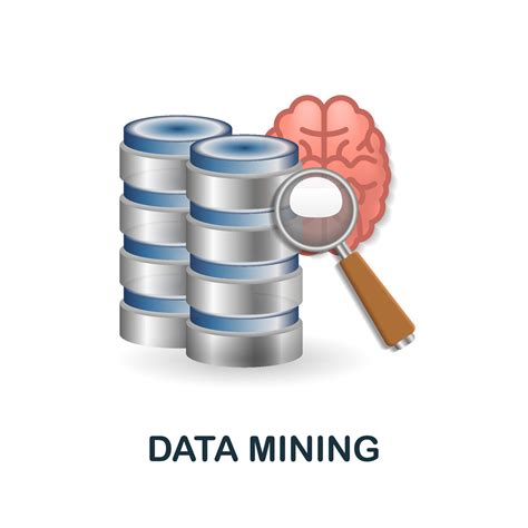 Data Mining Icon 3d Illustration From Data Science Collection