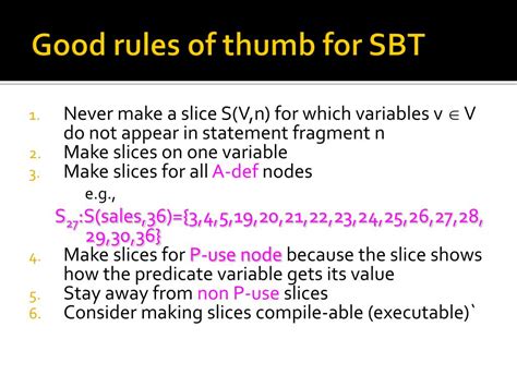 Ppt Slice Based Testing Powerpoint Presentation Free Download Id