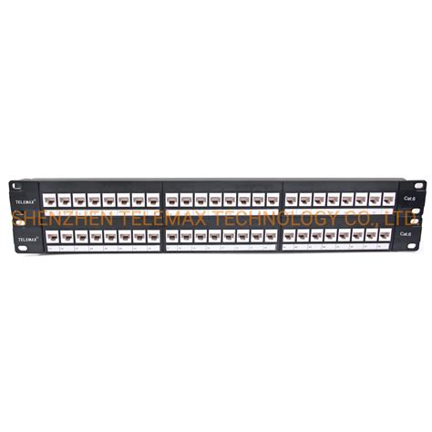 Cat 6 Keystone Patch Panel 2u 48 Ports UTP Panel And Keystone Panel