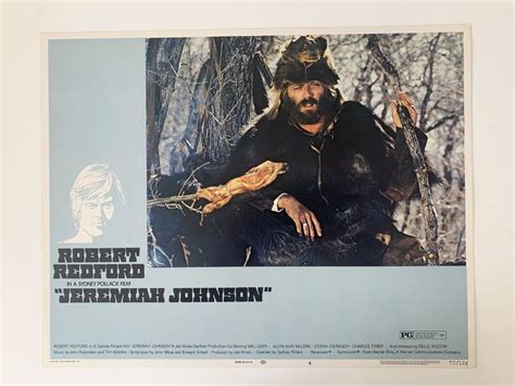 Jeremiah Johnson Original 1972 Vintage Lobby Card