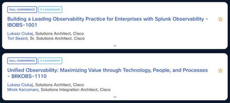 Ciscolive Cisco Observability Splunk Appdynamics Thousandeyes Lukasz Ciukaj