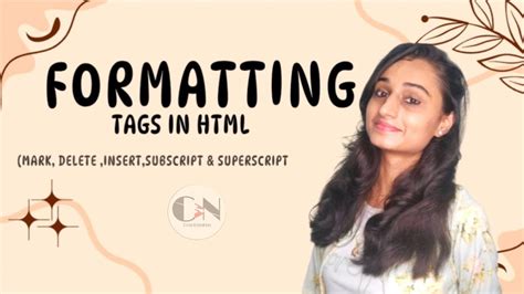 Html Formatting Tags Part3mark Delete Insertsubscript And Superscript