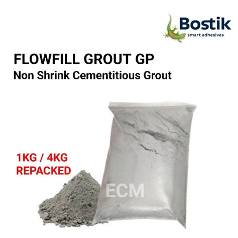 Bostik Flowfill Grout Gp 1kg 4kg Repacked Simen Keras High