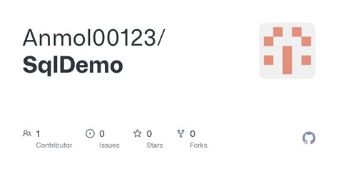 Github Anmol Sqldemo