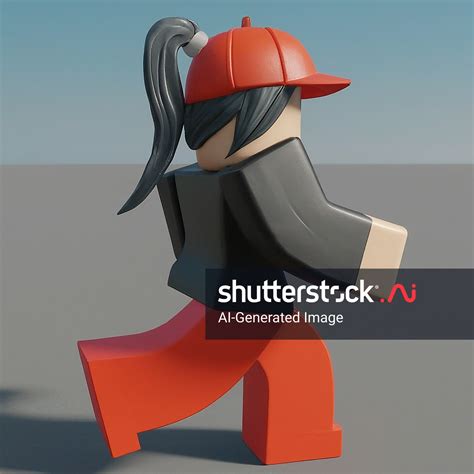 Roblox Girl Character Run Back Side Ai Generated Image 2448735117