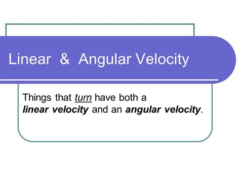 Angular Velocity Formula Trigonometry