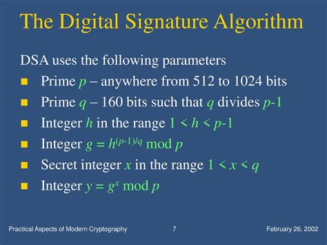 Practical Aspects Of Modern Cryptography Ppt Download