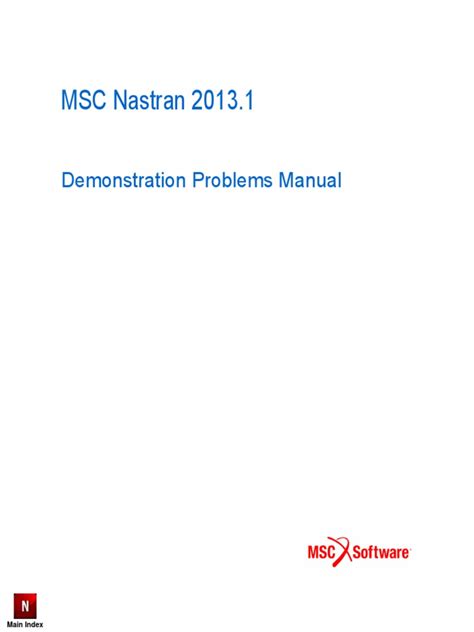 Nastran Demo Problems Pdf Elasticity Physics Finite Element Method