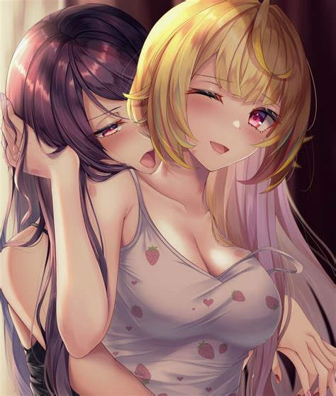 Hoshikawa Sara And Gundou Mirei Nijisanji Drawn By Rainewtypexm X1