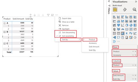 Power Bi Matrix Multiple Column Spguides