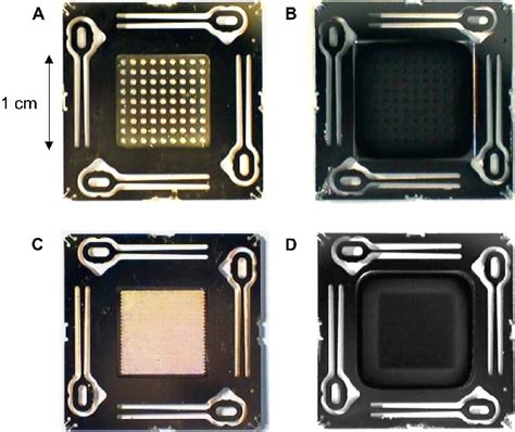 A Extractor Grid Die And B Emitter Die For An Array Of 81 Emitters Download Scientific