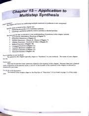 Master Multistep Synthesis Combining Reactions For New Compounds Course Hero