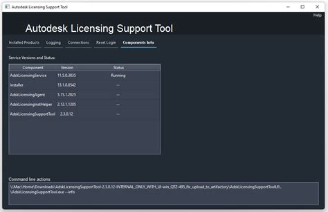 Licensing Support Tool