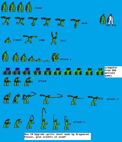 Upgrade Sprite Sheet By Dragonrod342 On Deviantart