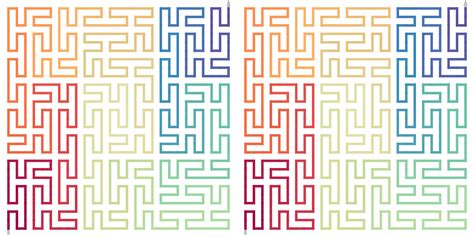 3x3 Peano Curve • Sfcurve